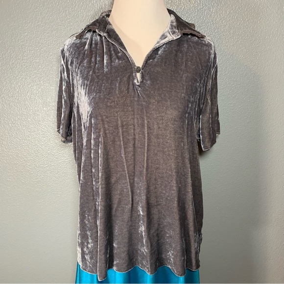 J. Jill | Tops | Lovely J Jill Velvet Lacy Collar Blouse | Poshmark